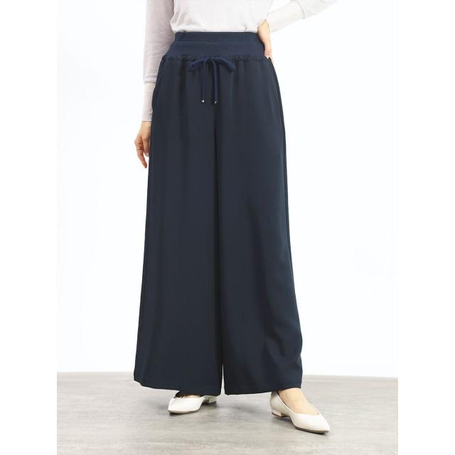 グランターブル（GRANDTABLE）/ウエストリブカラーワイドパンツ