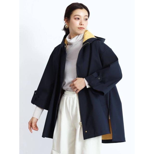 グランターブル（GRANDTABLE）/バイカラーオーバーコート