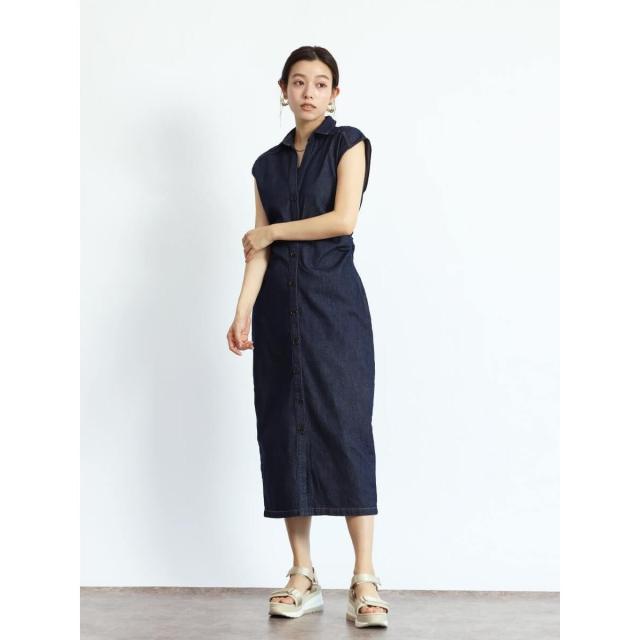 グランターブル（GRANDTABLE）/スキッパーデニムワンピース
