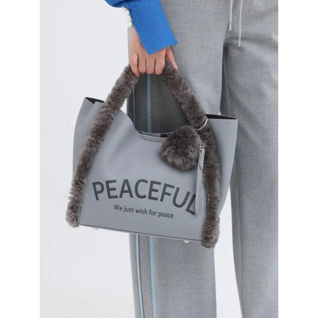 ヌエール（nouer）/PEACEFULミニトートバッグ