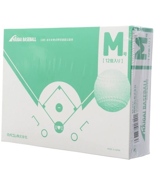 その他のブランド（other）/軟式球 ナイガイ M号 ダース箱