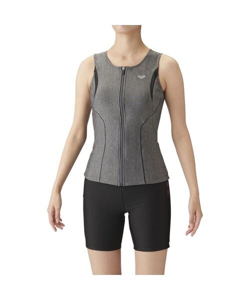 アリーナ（arena）/フィットネス 大きめカラースナップ付きセパレーツ(差し込みフィットパッド)