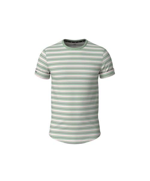 プリンス（prince）/ショートスリーブTシャツ NSBTSHIRT−DECADE STRIPE(エヌエスビーティーシャツ