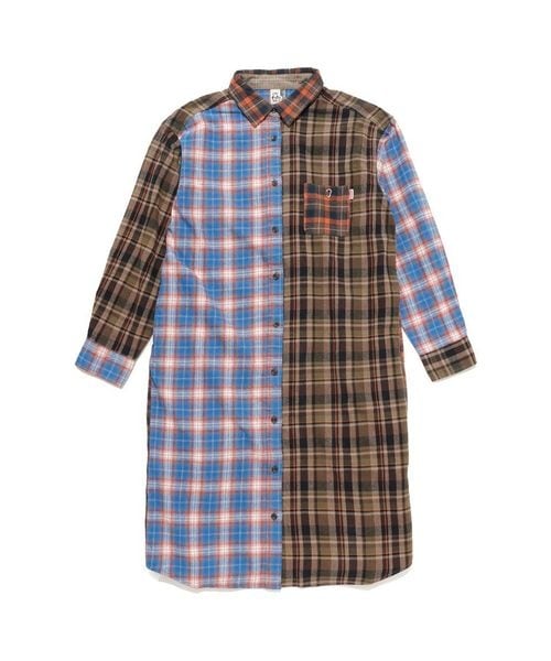 チャムス（CHUMS）/シャツ・ポロシャツ NEL ONE−PIECE (ネル ワンピース)