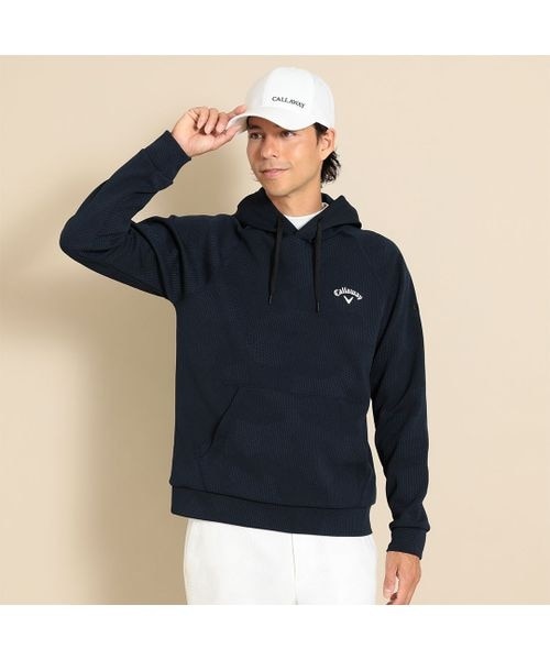 その他のブランド（other）/スウェット・パーカー カモフラ柄プリントハーフゲージスウェットパーカー