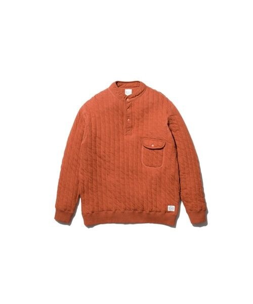 スノーピーク（peak）/その他トップス NATURAL WARM STRETCH PULLOVER L ORANGE