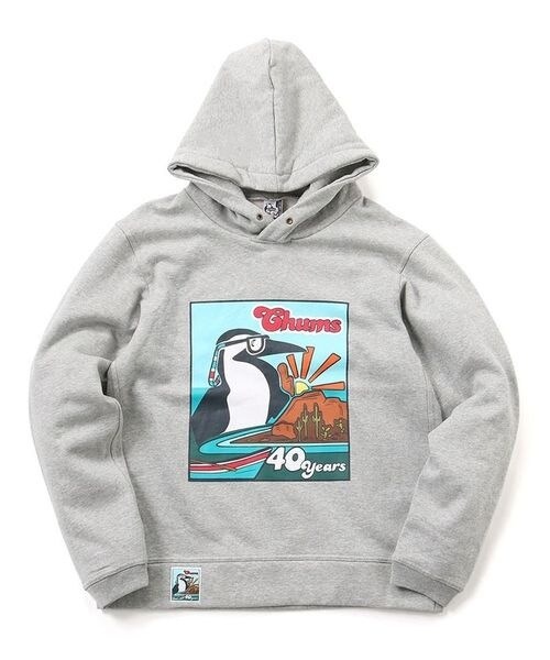 チャムス（CHUMS）/スウェット・パーカー CHUMS 40 YEARS PULLOVER PARKA (チャムス 40イ