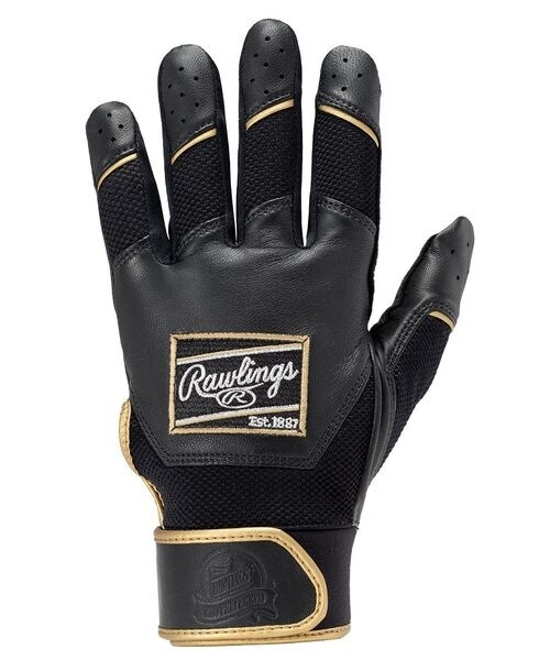 ローリングス（rawlings）/手袋 両手用 Pro Preferred バッティンググローブ−ブラック