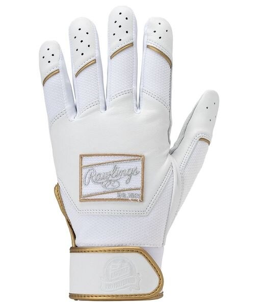 ローリングス（rawlings）/手袋 両手用 Pro Preferred バッティンググローブ−ホワイト