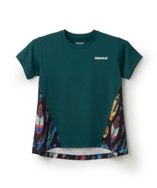 その他のブランド（other）/半袖シャツ バックタックフレアグラフィックTEE