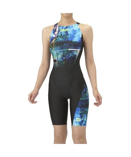 アリーナ（arena）/競泳水着 レーシングワンピーススパッツ(オープンバック・ハーフレッグ)