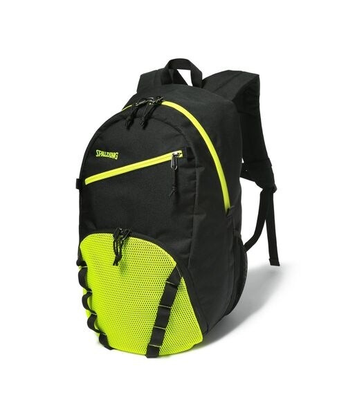 スポルディング（SPALDING）/バックパック ハーフデイ ブリーズ ブラック×ライムグリーン