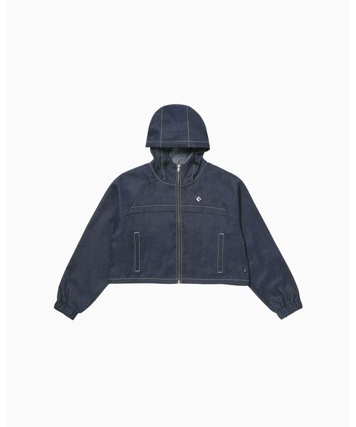 その他のブランド（other）/その他トップス SYNTHETIC DENIM HOODED JACKET LADIES