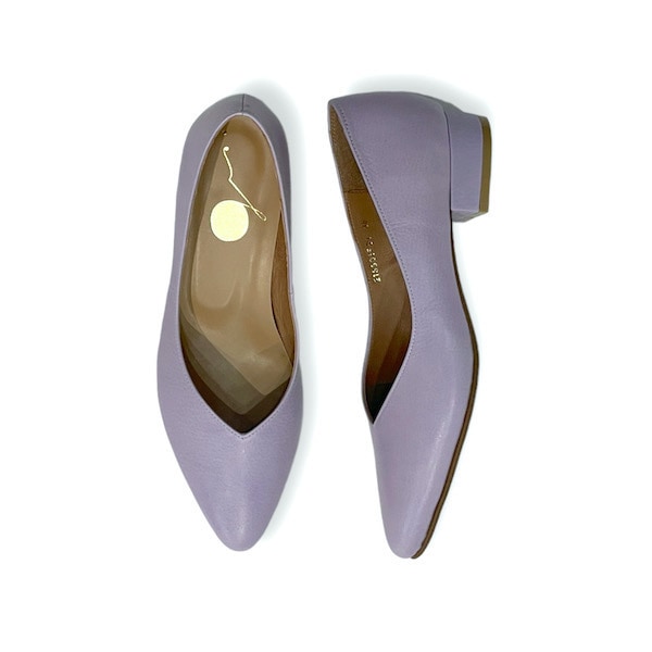 ジーアール（gr．）/［22cm−26cm］ポインテッドトゥパンプス［ラベンダー］