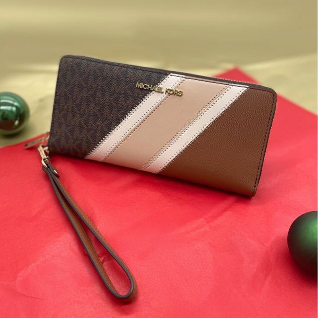 マイケル・コース（Michael Kors）/JET SET TRAVEL トラベル コンチネンタル ラージ − MKシグネチャー