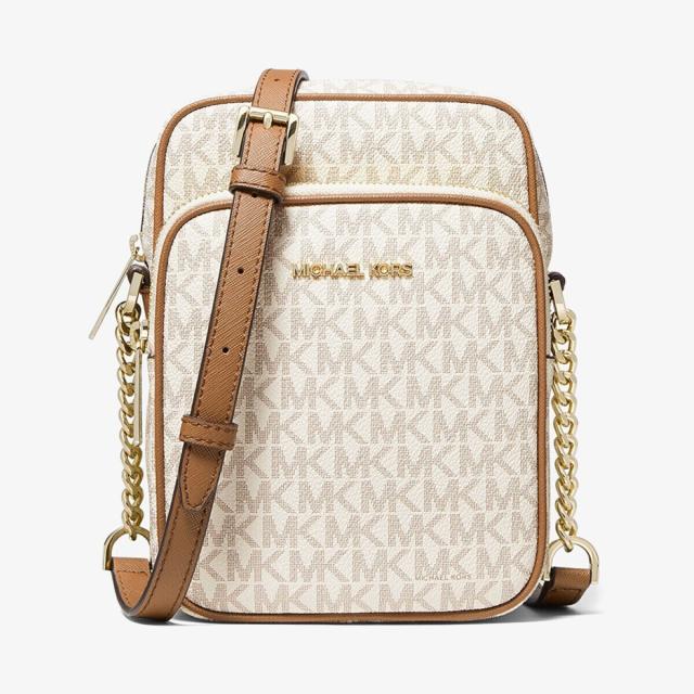 マイケル・コース（Michael Kors）/JET SET TRAVEL NS チェーン クロスボディ ミディアム − MKシグネチャー