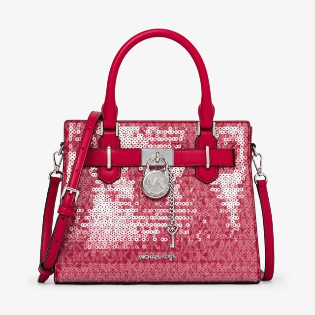 マイケル・コース（Michael Kors）/HAMILTON シークイン サッチェル スモール − MKシグネチャー