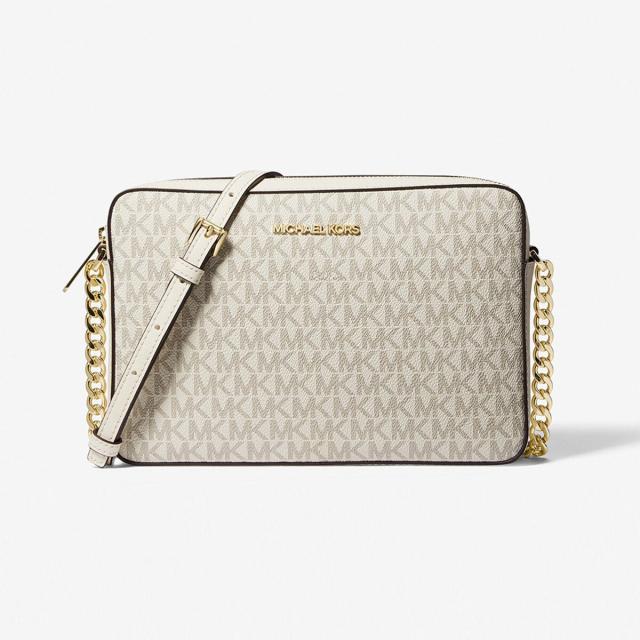 マイケル・コース（Michael Kors）/JET SET ITEM クロスボディ ラージ − MKシグネチャー