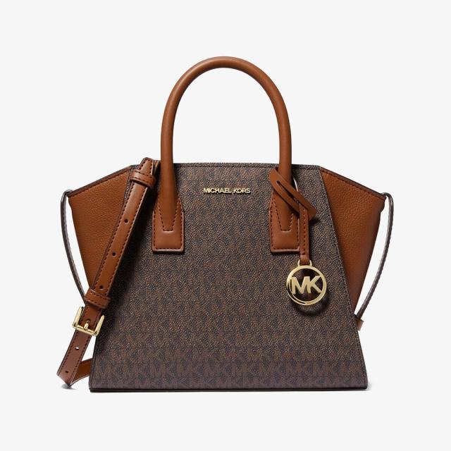 マイケル・コース（Michael Kors）/AVRIL レザー サッチェル スモール − MKシグネチャー