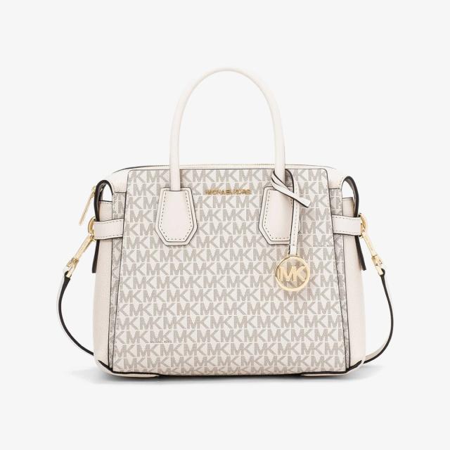 マイケル・コース（Michael Kors）/MERCER トップジップ ベルテッド サッチェル スモール − MKシグネチャー