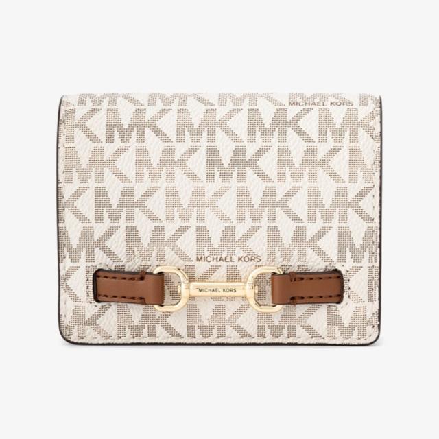 マイケル・コース（Michael Kors）/CARSON フラップ ウォレット スモール − MKシグネチャー