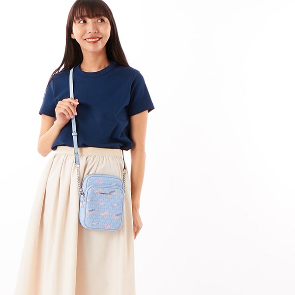 マイケル・コース（Michael Kors）/JET SET TRAVEL NS チェーン クロスボディ ミディアム − MKシグネチャー