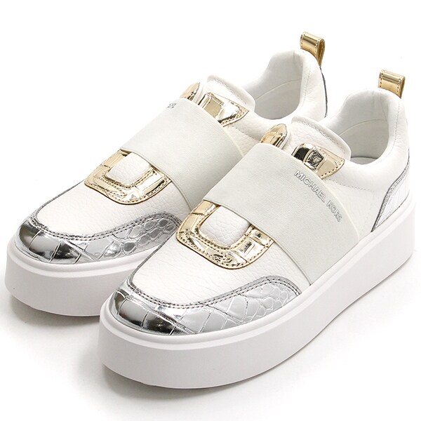 マイケル・コース（Michael Kors）/ROMEY ミックスミディア スリッポン プラットフォーム スニーカー