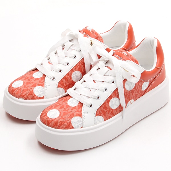 マイケル・コース（Michael Kors）/ROMEY ポルカドット シグネチャー ロゴ プラットフォーム スニーカー