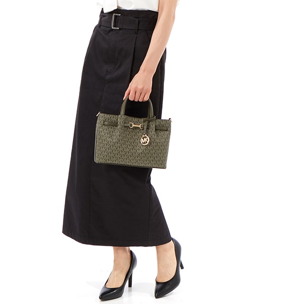 マイケル・コース（Michael Kors）/CARSON センタージップ サッチェル スモール − MKシグネチャー