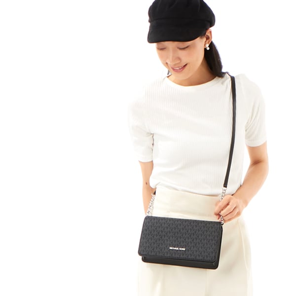 マイケル・コース（Michael Kors）/JET SET TRAVEL MD FULL FLAP XBODY クロスボディ