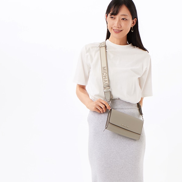 マイケル・コース（Michael Kors）/JET SET ITEM LG ZA WALLET XBODY クロスボディ