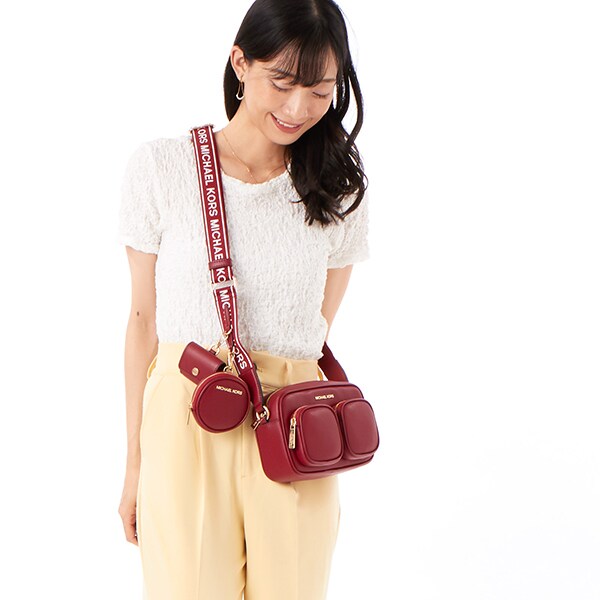 マイケル・コース（Michael Kors）/JET SET TRAVEL レザー クロスボディ ミディアム