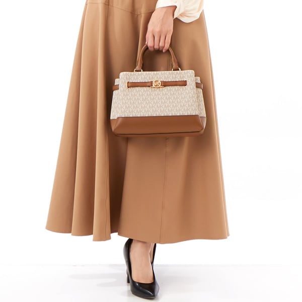 マイケル・コース（Michael Kors）/REED センタージップ ベルテッド サッチェル スモール − MKシグネチャー