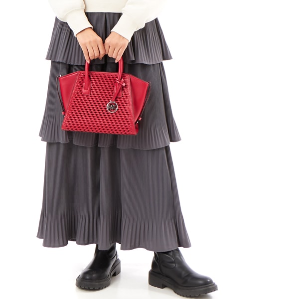 マイケル・コース（Michael Kors）/AVRIL ウーヴン サッチェル スモール