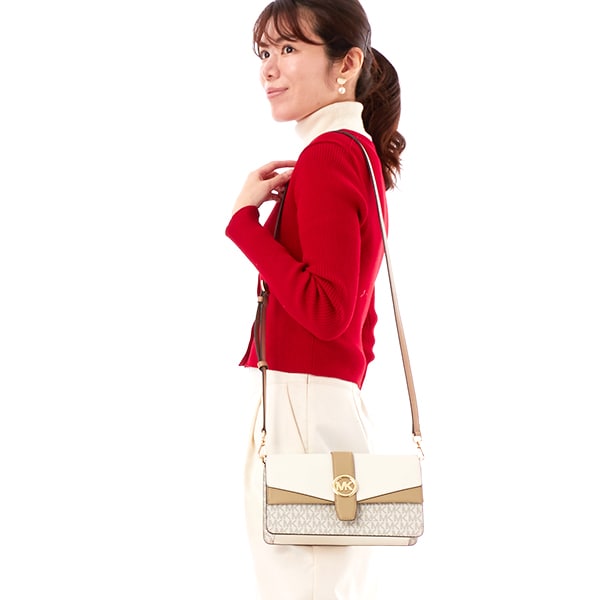 マイケル・コース（Michael Kors）/GREENWICH MD FLAP SHLDR ショルダーバッグ