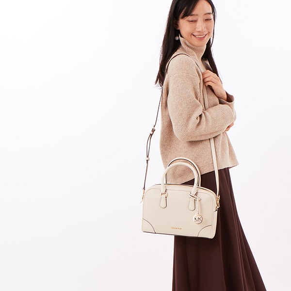 マイケル・コース（Michael Kors）/THOMPSON ぺブルレザー ダッフル サッチェル ミディアム