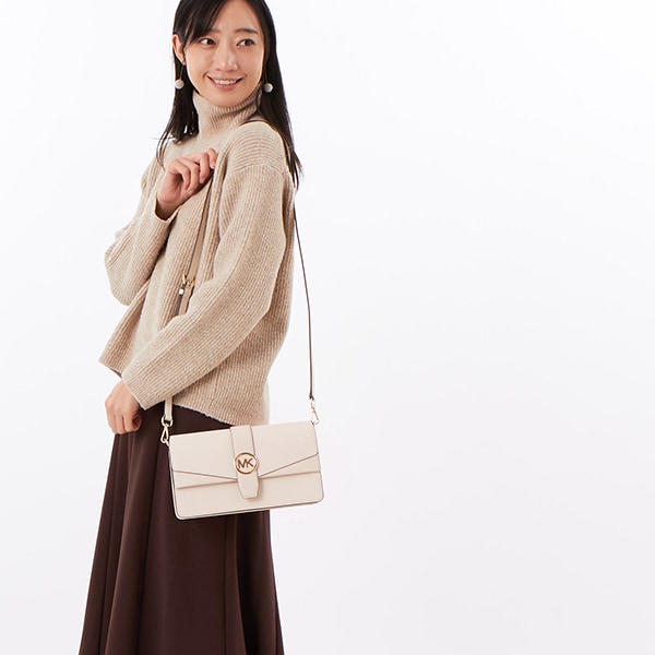 マイケル・コース（Michael Kors）/GREENWICH MD FLAP SHLDR ショルダーバッグ