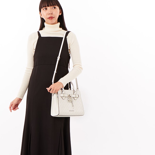 マイケル・コース（Michael Kors）/HAMILTON サッチェル スモール − MKシグネチャー