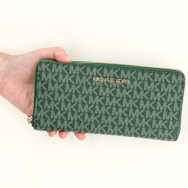 マイケル・コース（Michael Kors）/JET SET TRAVEL ジップアラウンド コンチネンタル ウォレット ラージ−MKシグネチャー