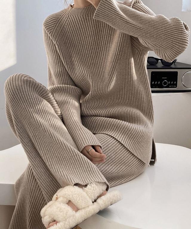 アイモン（Aimoon）/ニットセットアップ2点セット レディース