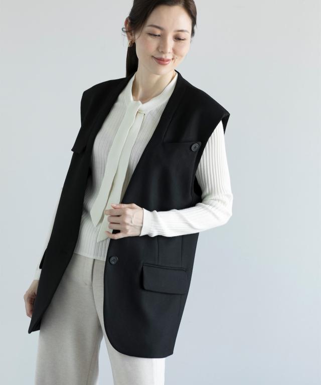 ディケイドクラシック（DECADE CLASSIC）/【DECADE CLASSIC】ウール テーラード ベスト