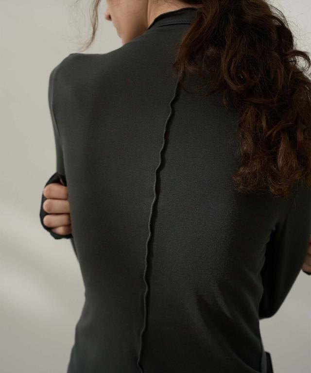 ディケイドクラシック（DECADE CLASSIC）/【DECADE CLASSIC】前後2wayウール混タートルネックトップス