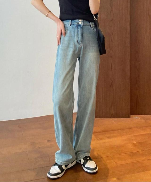 ディケイドクラシック（DECADE CLASSIC）/ヴィンテージライクダブルボタンデニム