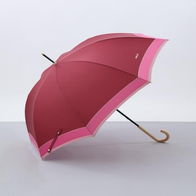 アニエスベー（agnes b．）/agnes b．（アニエスベー）バイカラー柄雨傘(長傘）