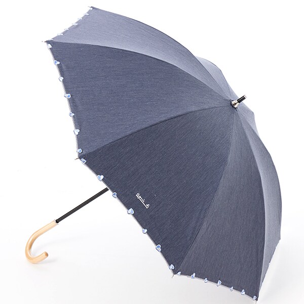 アニエスベー（agnes b．）/【 agnes b．（アニエスベー）】ハート刺しゅう晴雨兼用傘（長傘）