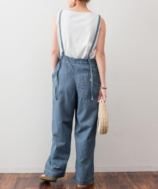 アットワン（atONE）/ライトオンスデニムサロペットパンツの通販はau