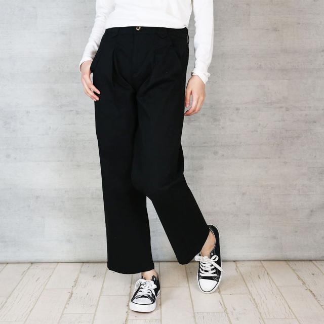 アットワン（atONE）/ツイルタックワイドパンツ