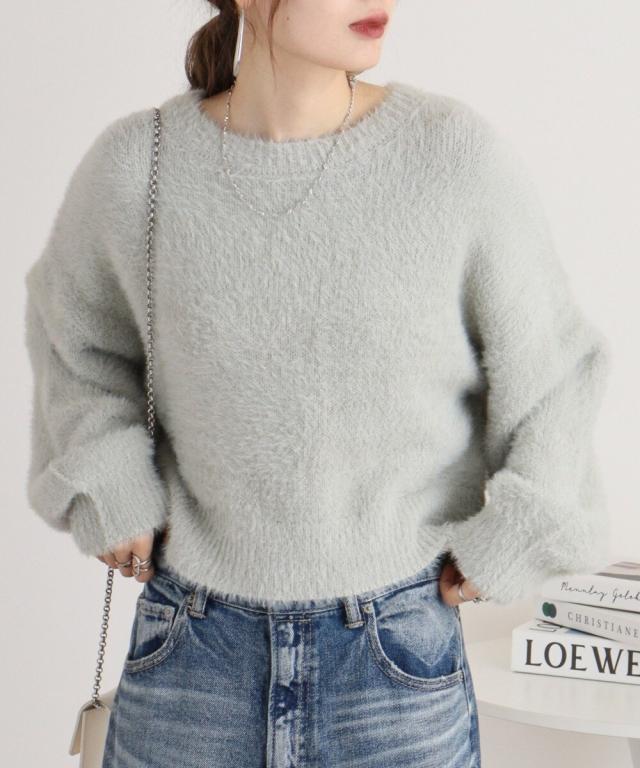 アットワン（atONE）/5Gシャギークループルオーバー