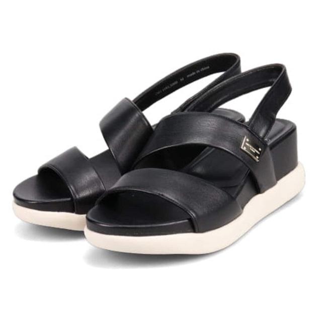 ヒロココシノ（HIROKO KOSHINO）/HIROKO KOSHINO FEMME 屈曲性のあるウェッッジソールサンダル