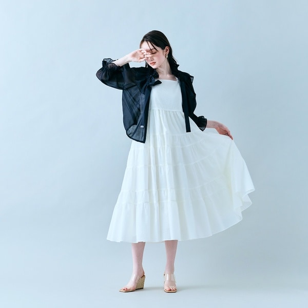 オーディア ミューズ（Audie a Muses）/ランダムプリーツティアードワンピース